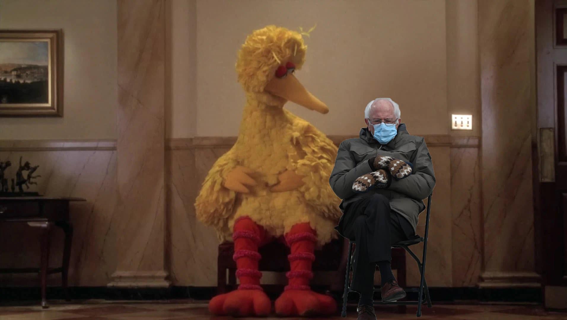 Bernie Sanders' coat and mittens outfit gave the best US inauguration memes