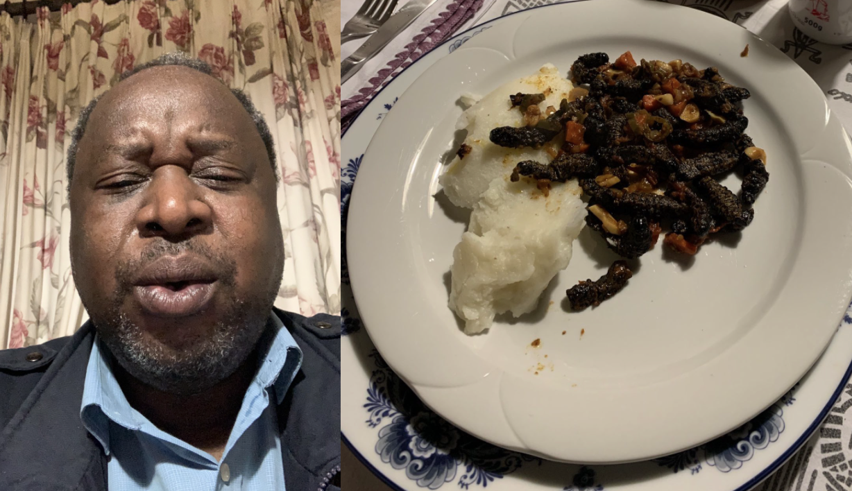 Tito Mboweni is back in the kitchen with a spicy masonja mix dish
