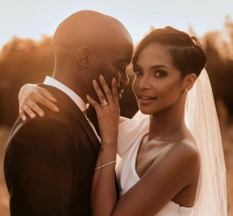 WATCH: Dr Musa Mthombeni and Liesl Laurie celebrate 1st wedding anniversary