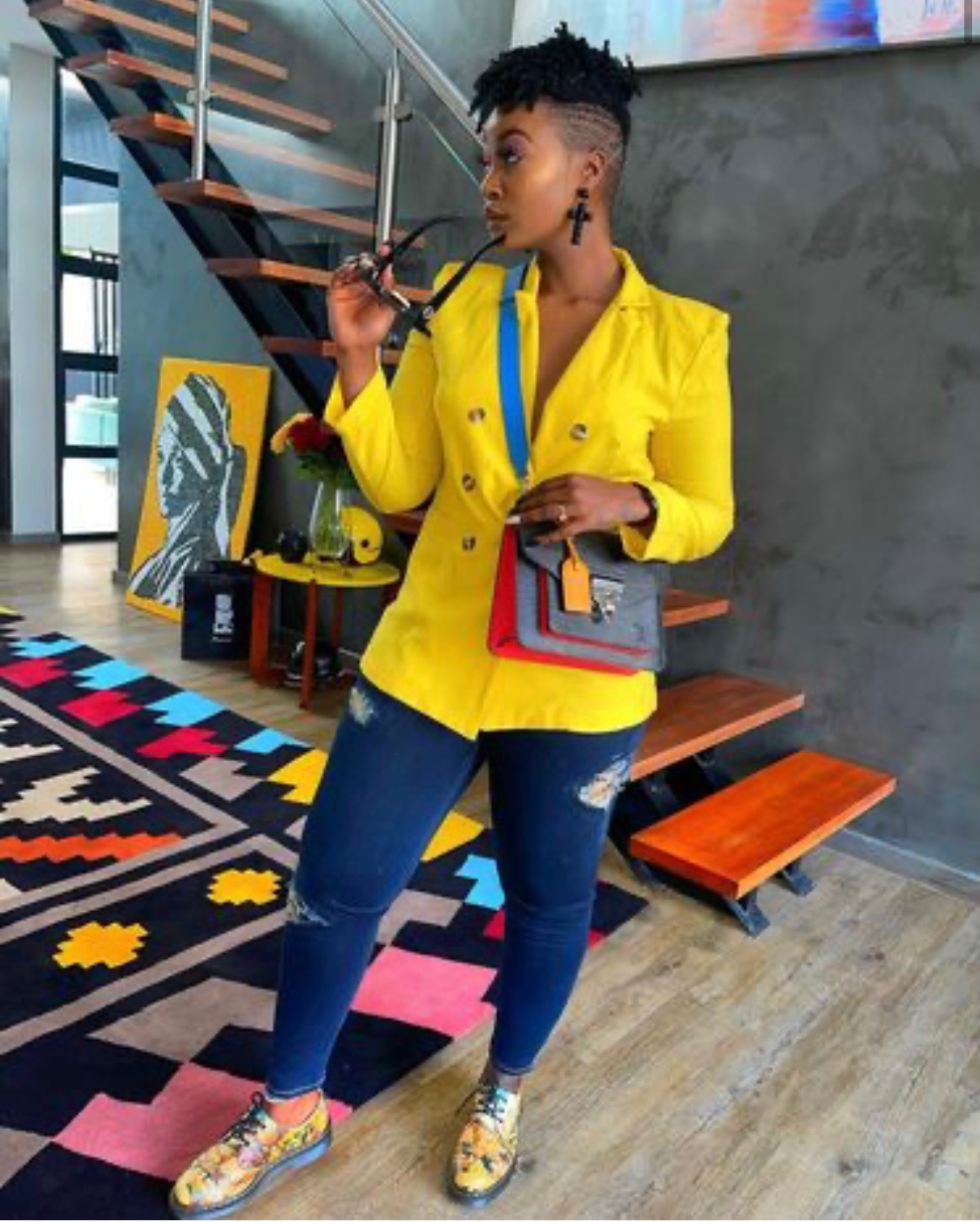 Midday Joy: Laduma and Lihle Ngxokolotake a bow