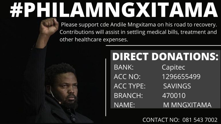 Calls for financial support for BLF Leader Andile Mngxitama