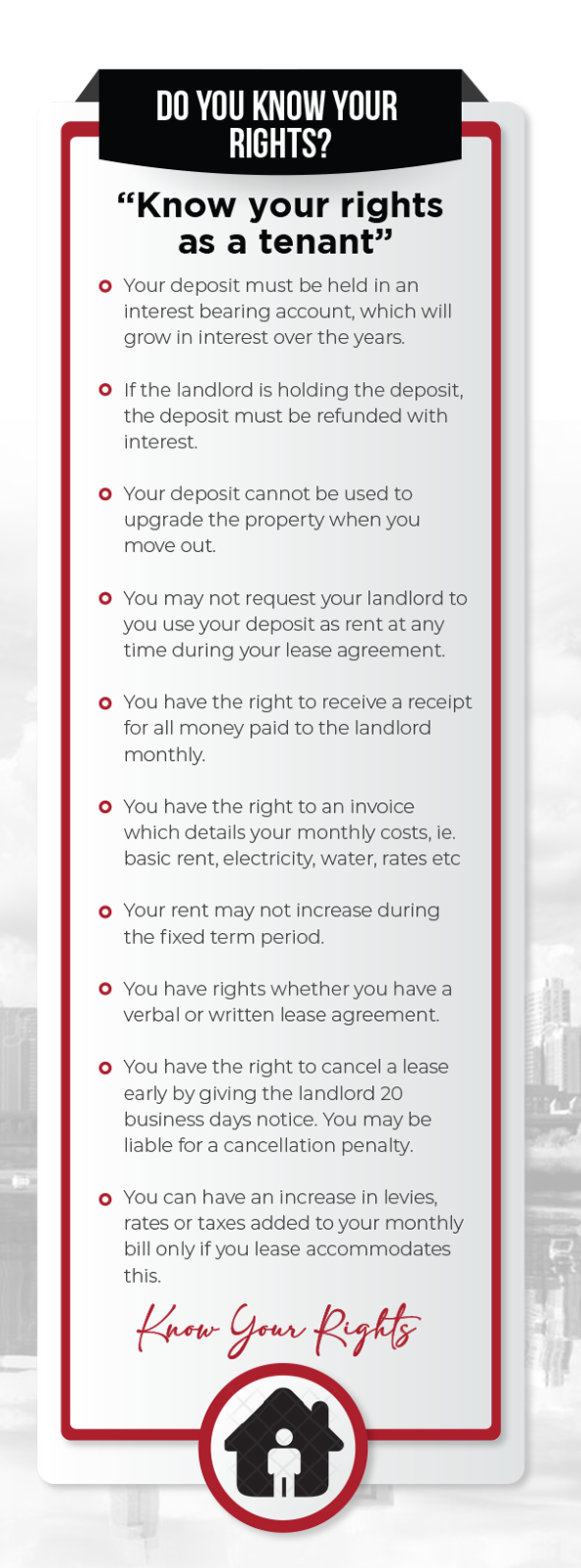 Know your rights as a tenant - KAYA 959