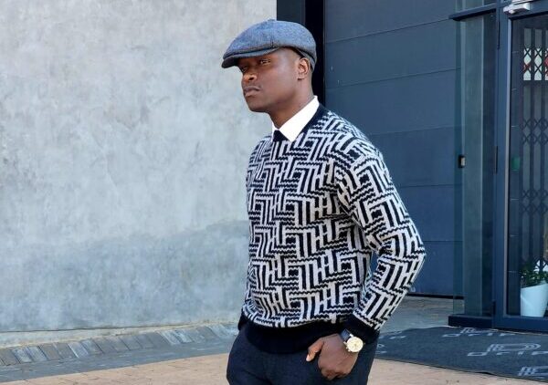 Lekau Sehoana shows off house he built for his mom