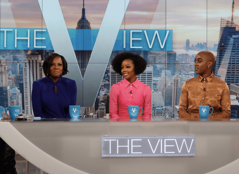 Thuso Mbedu makes an appearance on the US show "The View"