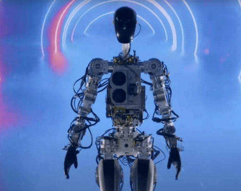 Elon Musk unveils Tesla's “Optimus” robot