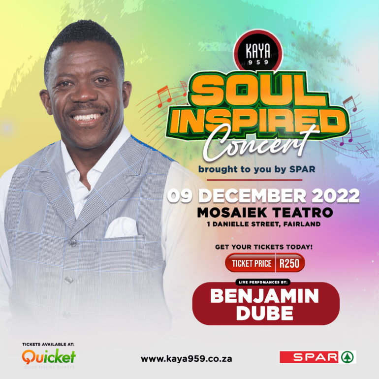 Benjamin Dube a music ministerial visionary - KAYA 959