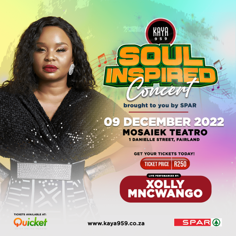 Xolly Mncwango writes by God’s grace - KAYA 959