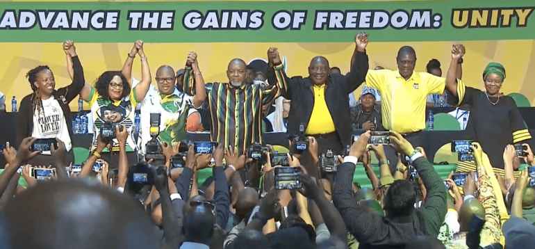 Ramaphosa and other top ANC officials are accused of vote buying during ...