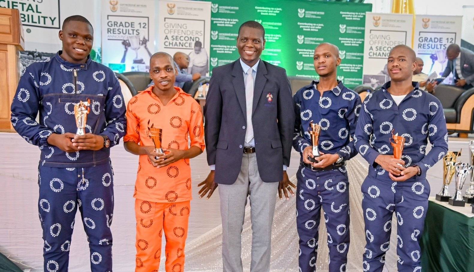 SA inmates achieved a 87.5% pass rate, a 10.5 % improvement from last year