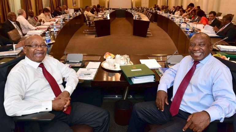 WATCH: President Cyril Ramaphosa and former President Jacob Zuma are ...
