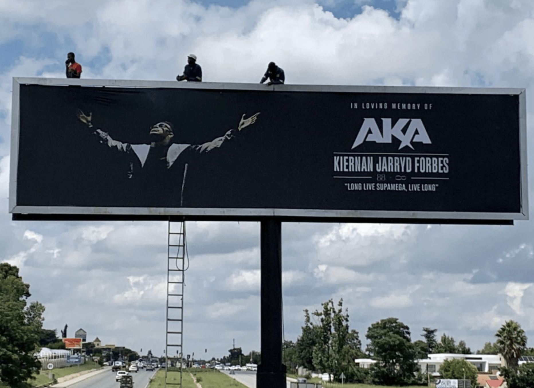 'Long Live Supa Mega': AKA billboards go up in Johannesburg