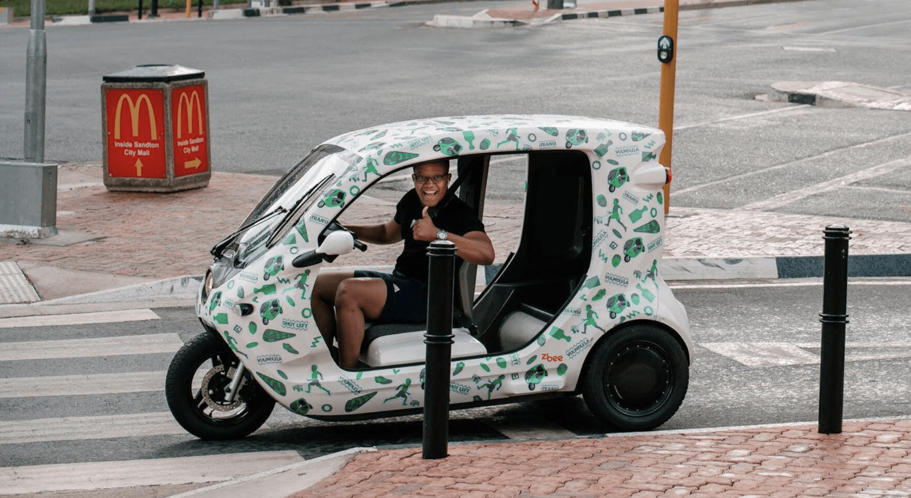 Green Scooter is SA’s first and safest electric motor-tricycle