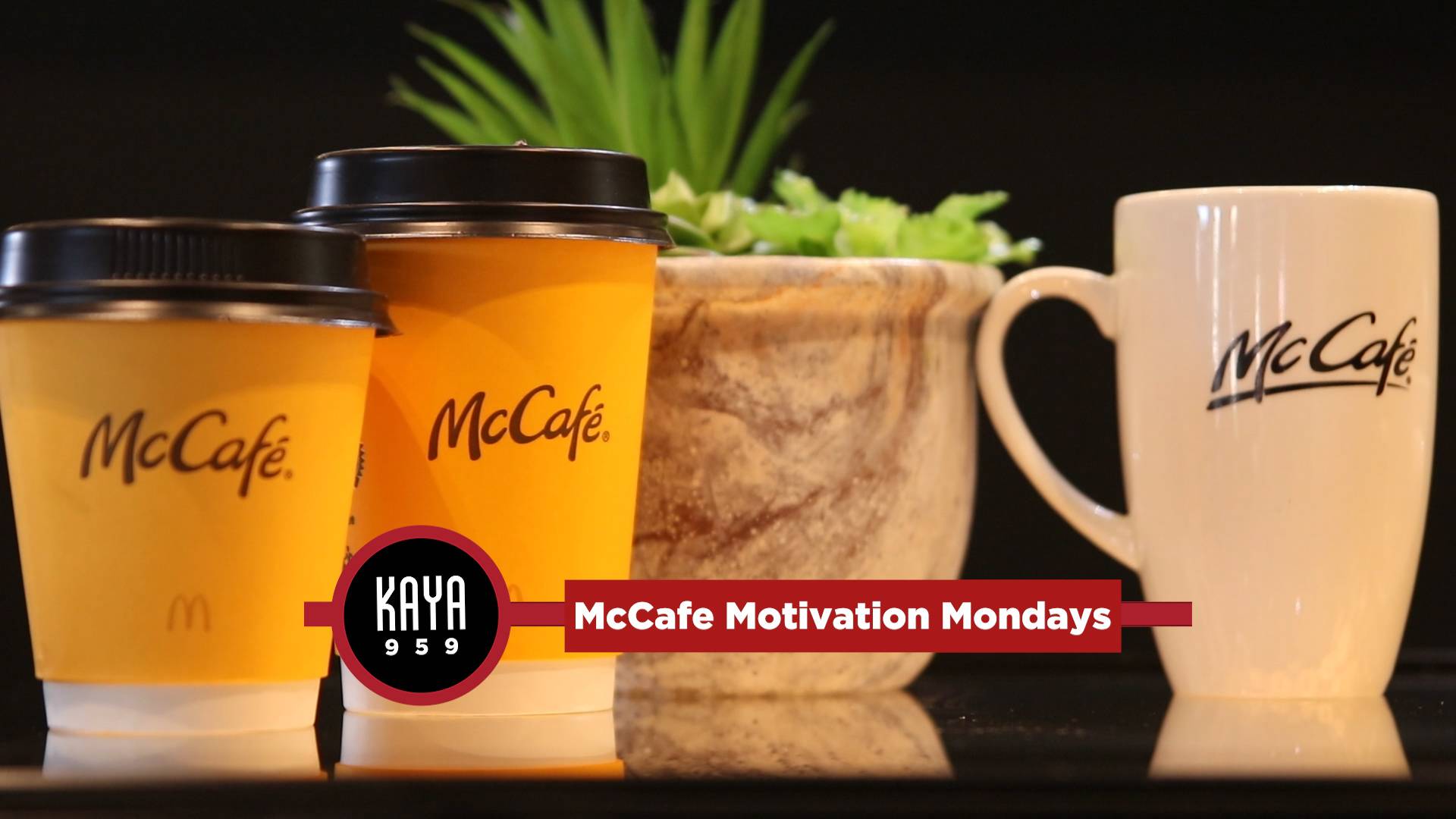 WATCH: 100 FREE coffees with Kaya 959 and McCafe Motivation Monday at ...