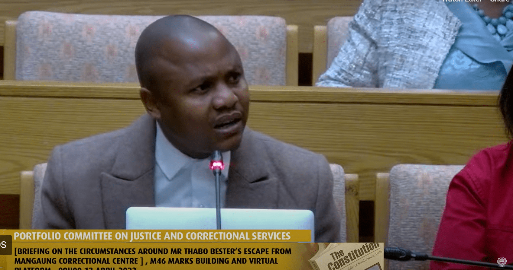 Livestream Parliament On Thabo Besters Escape Kaya 959