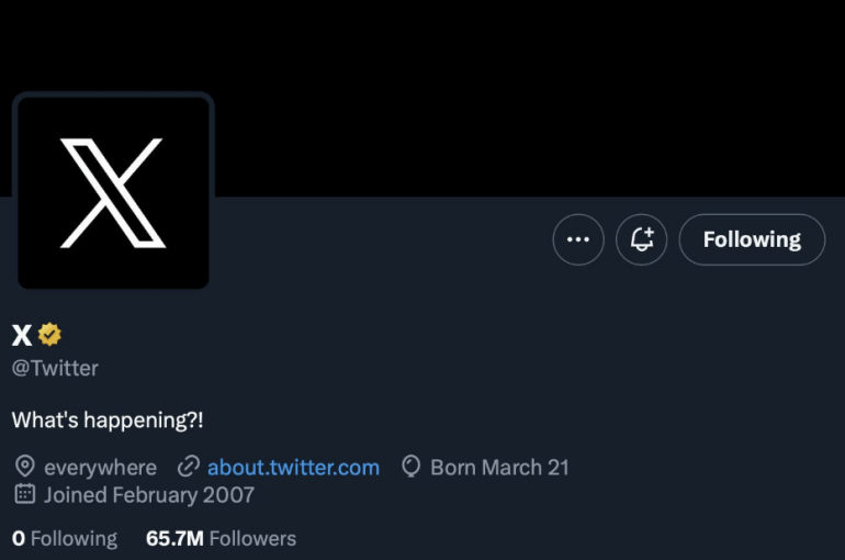 Twitter is officially rebranding to ‘X.’