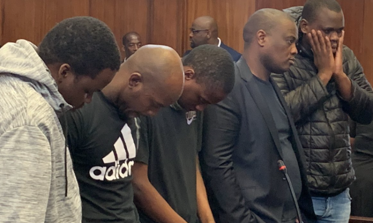 Faces of suspects charged with murder of AKA revealed