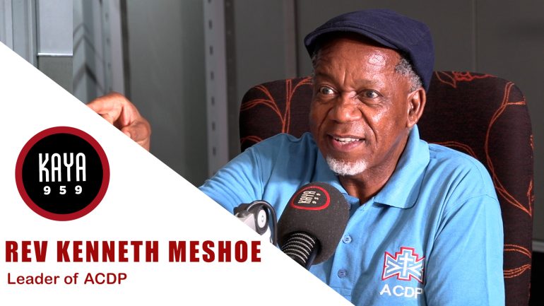 WATCH: Leader of ACDP, Reverend Kenneth Meshoe on closing the borders ...