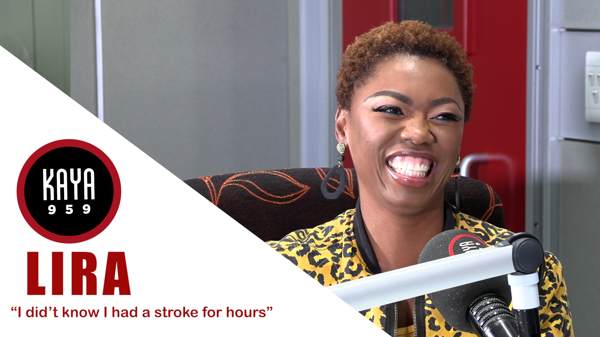 WATCH: Lira details the first time she realised she'd had a stroke "I ...