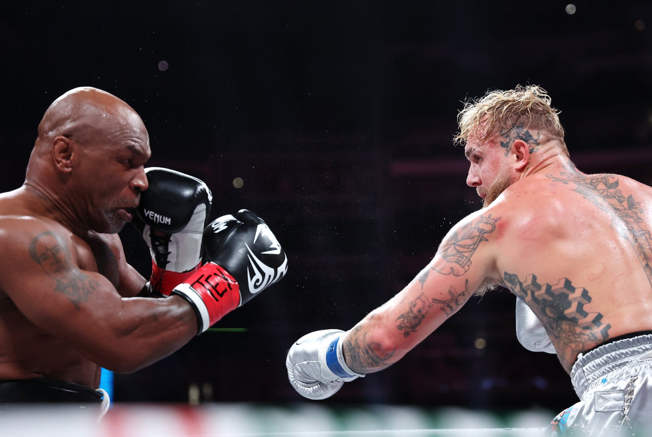 60 million households watched the Paul vs. Tyson boxing match