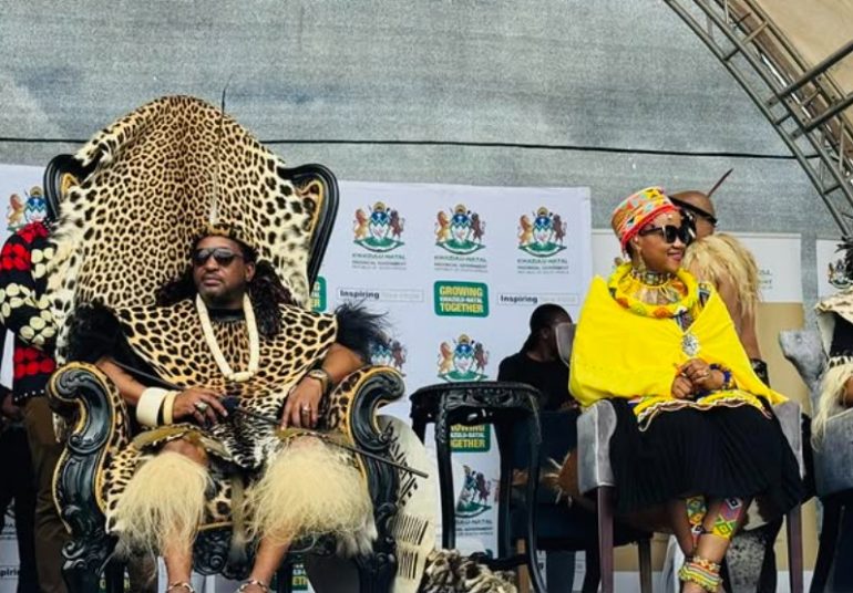 King Misuzulu and queen-to-be show united front at Battle of Isandlwana ...