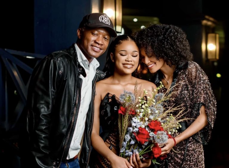 Pearl Thusi’s daughter stuns in Gert-Johan Coetzee dress at matric dance