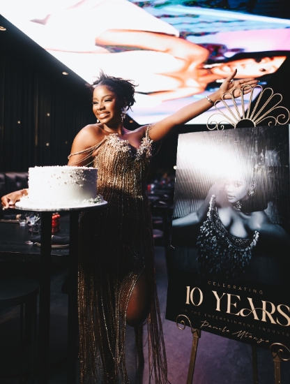 Pamela Mtanga celebrates a decade in the entertainment industry