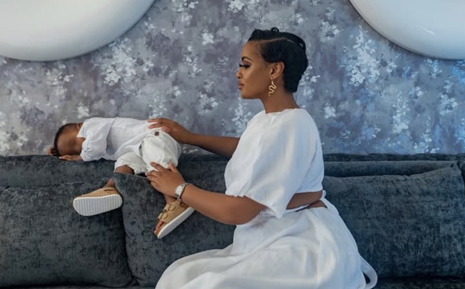 Thobeka shares adorable video of Khotso dancing to Cassper’s songs