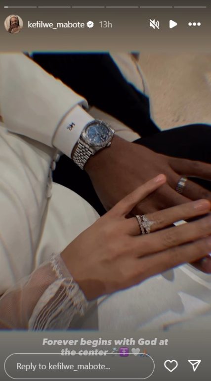 PICS: Influencer Kefilwe Mabote hints she’s married