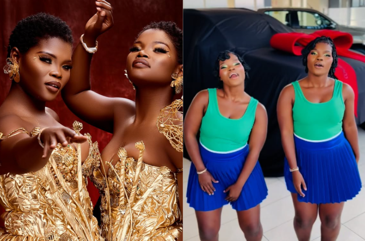 Qwabe Twins show off their brand-new wheels