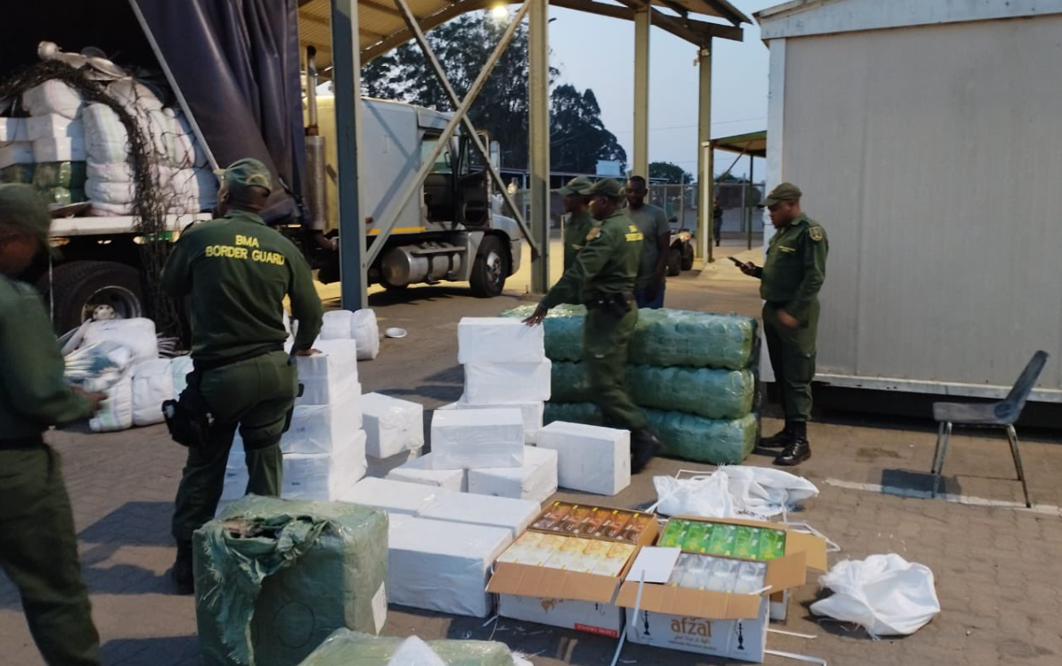 Border guards seize counterfeit goods worth R2.8m at Kosi Bay