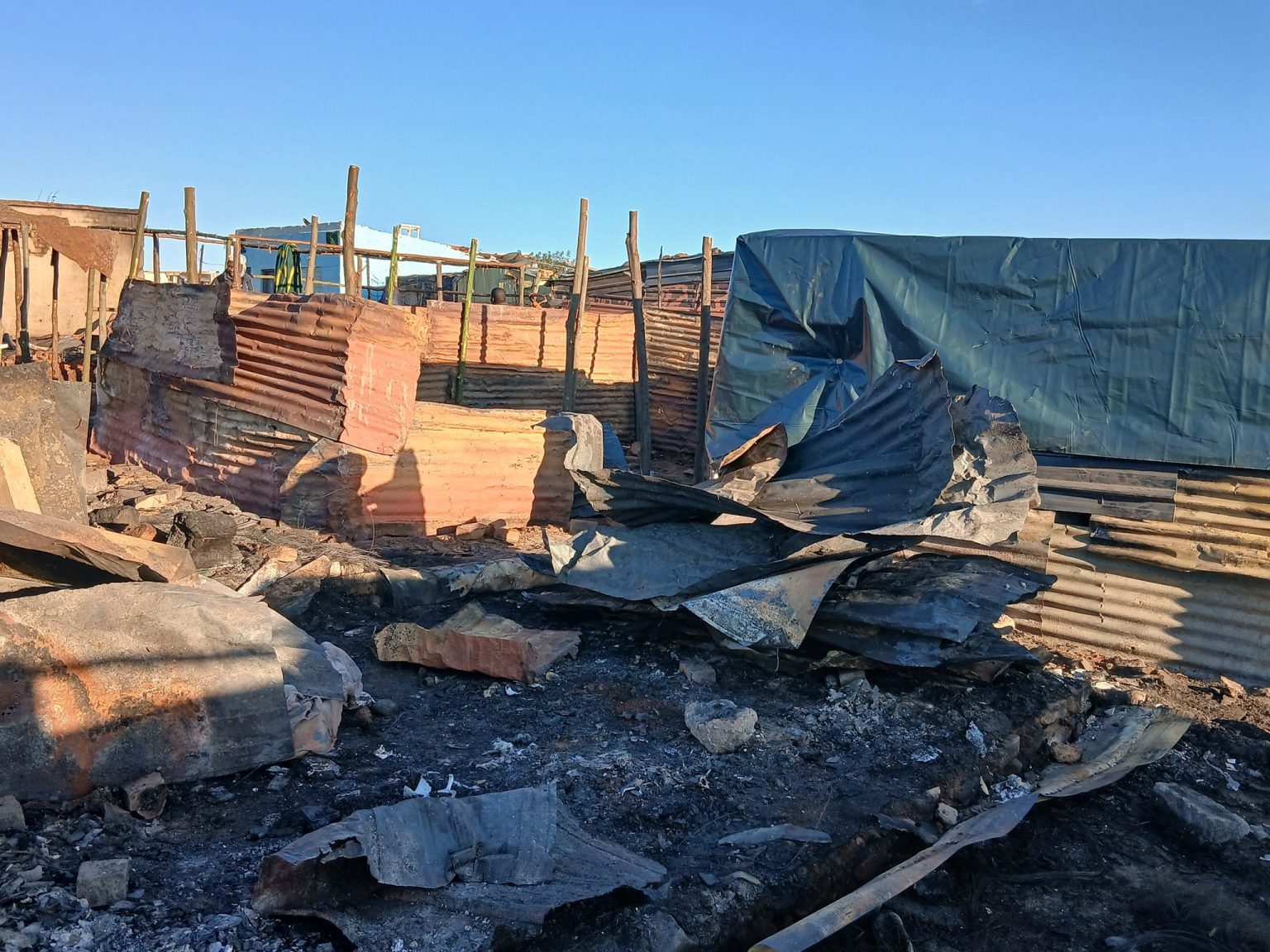 Thousands displaced after massive fire destroys 150 shacks in Plastic View