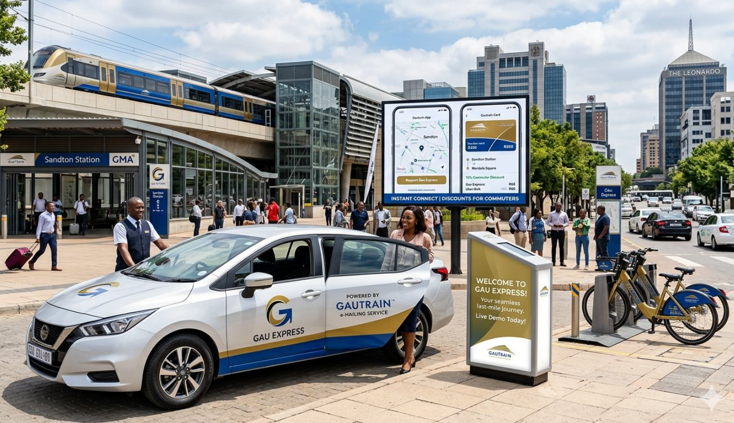 Gautrain set to launch 'Gau Express' ride-hailing service in October